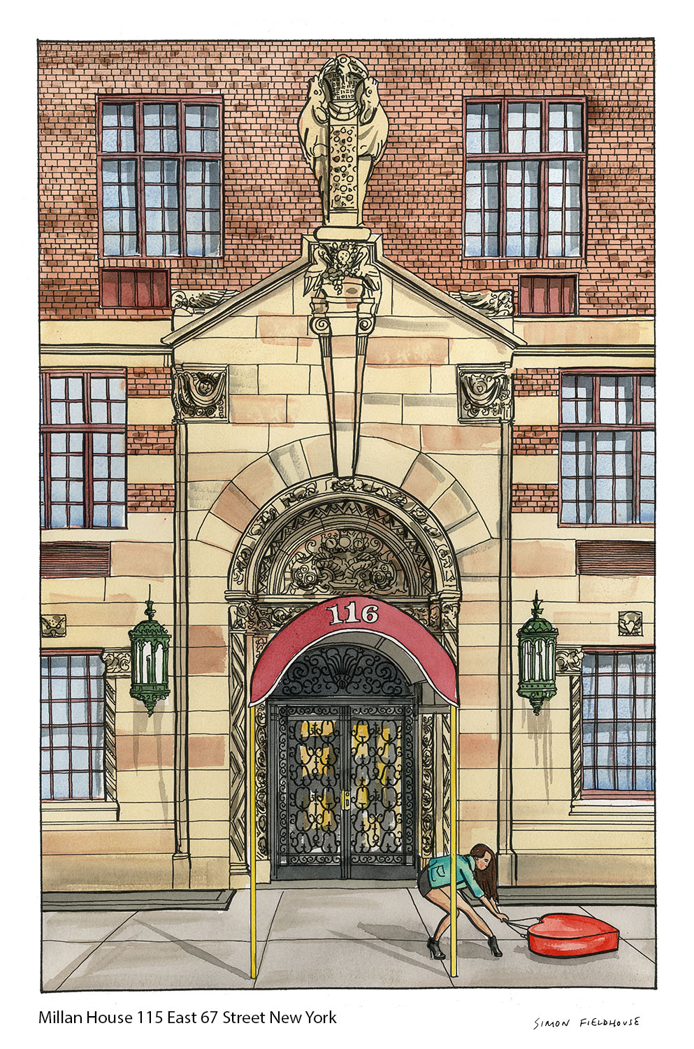 New York Apartment Entrances - Simon Fieldhouse