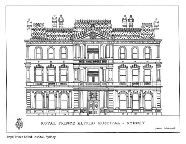 Royal Prince Alfred Hospital Elevation - Simon Fieldhouse
