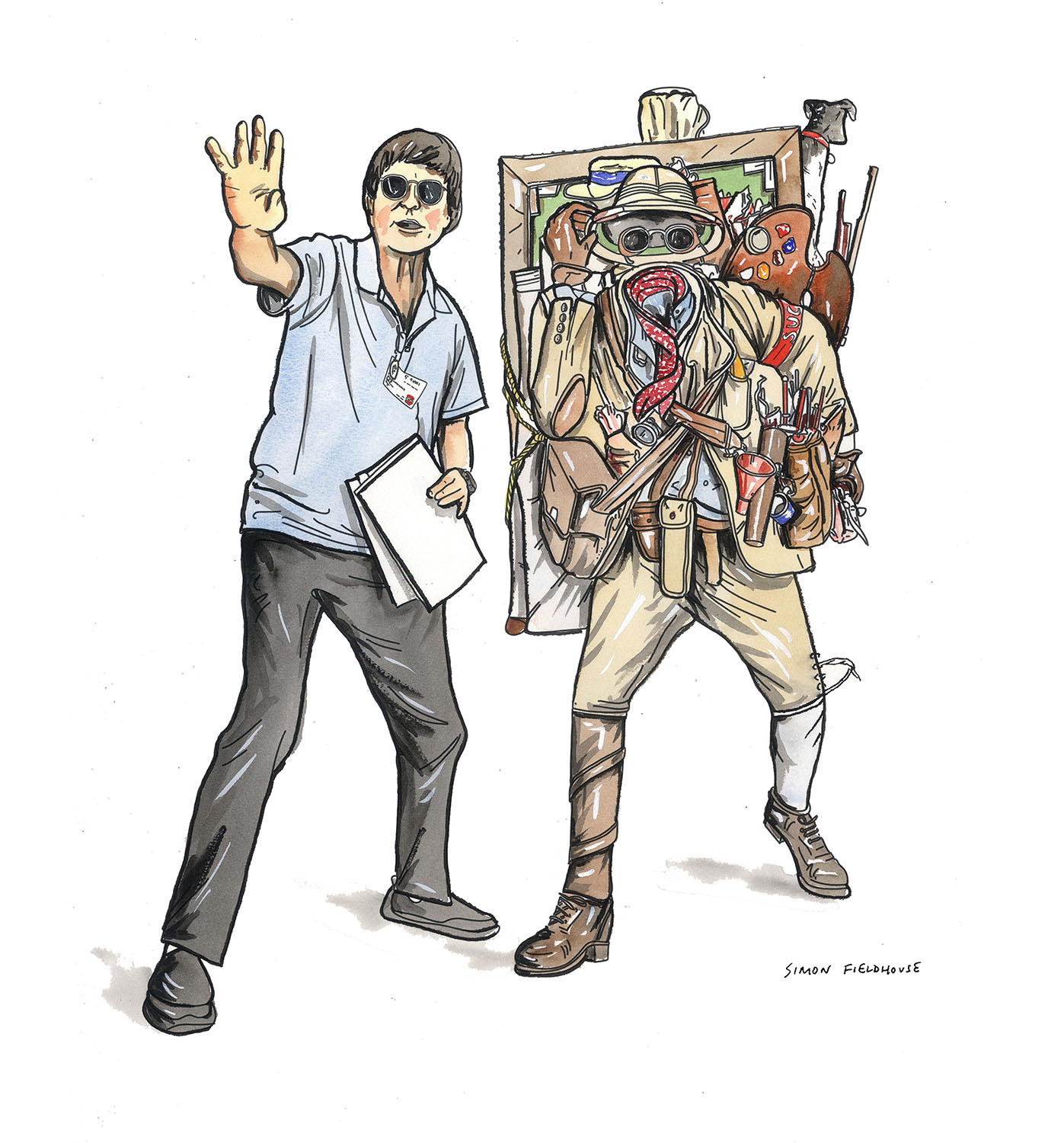 Histrionic Wayfarer after Bosch and Tim Storrier - "Self Portrait ...